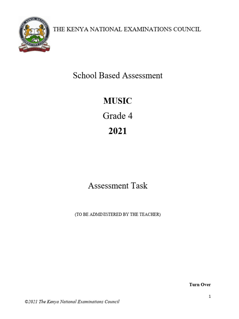 Music Grade 4 | PDF | Rubric (Academic) | Songs
