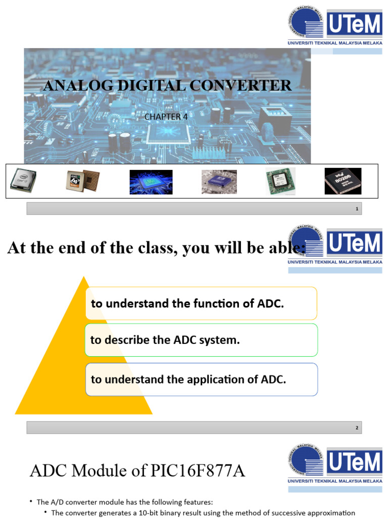 Lecture Analog | PDF | Analog To Digital Converter | Analogue Electronics