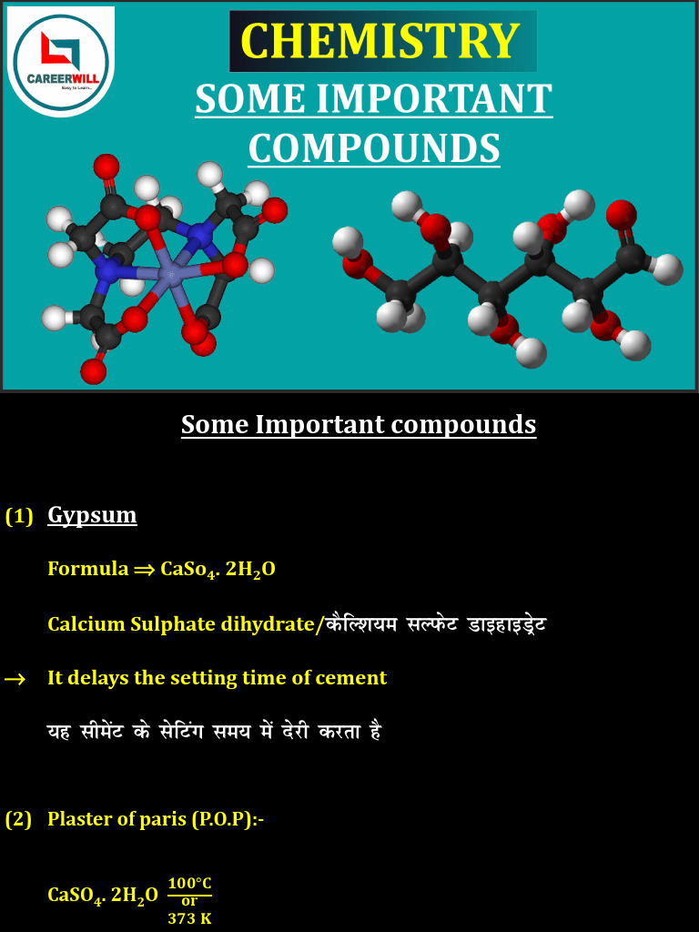 Compounds, Solution, Polmer, Glass, Battery, Cement | Download Free PDF ...