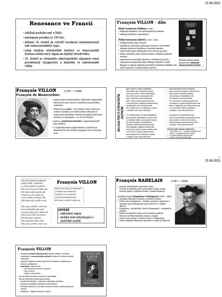 Renesance Ve Francii | PDF