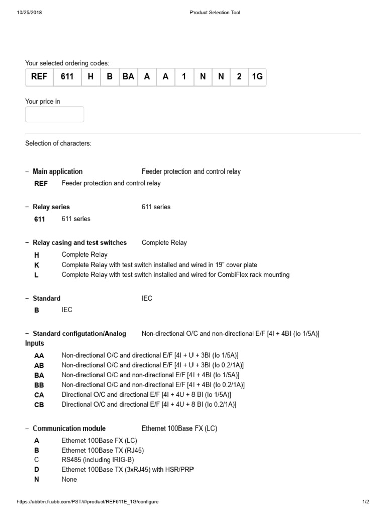 Ordercode - Ref 611 Sbef | PDF | Computer Hardware | Manufactured Goods