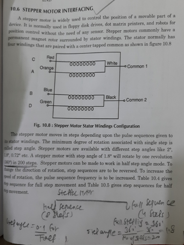 Stepper Motor Interfacing With 8051 Mc Pdf Electric Motor