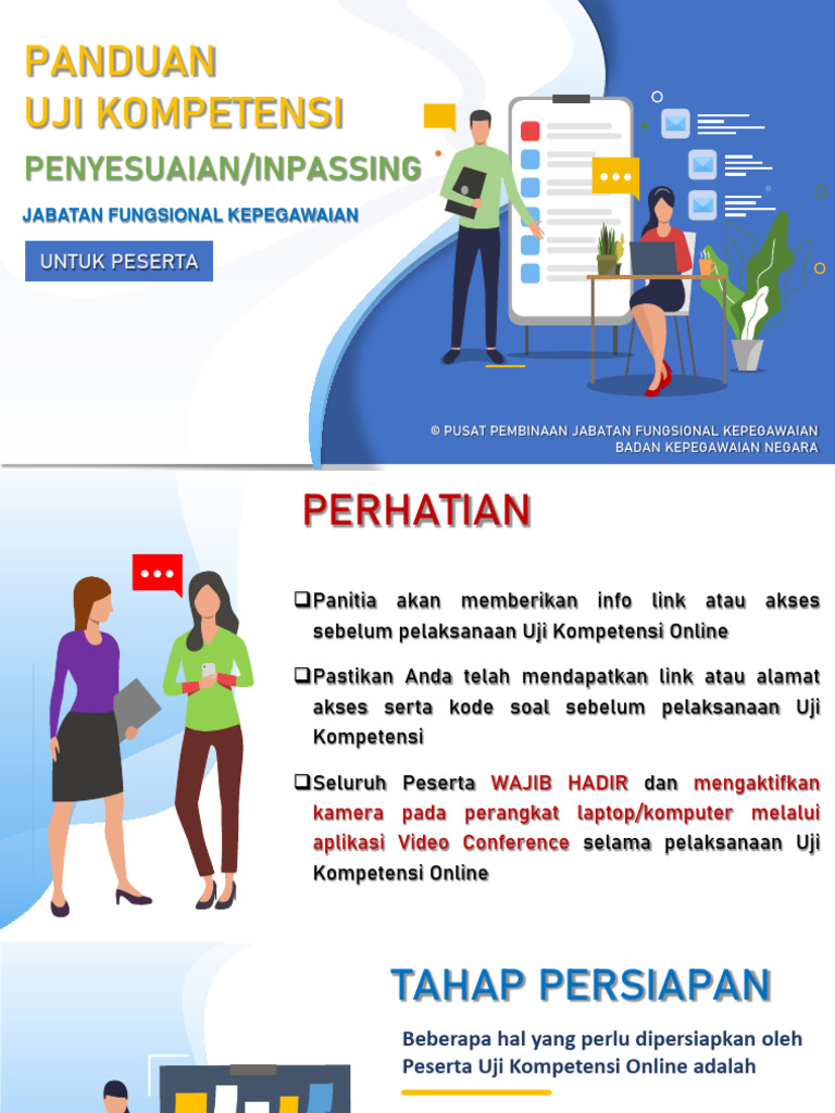 Panduan Uji Kompetensi Online 2023 | PDF
