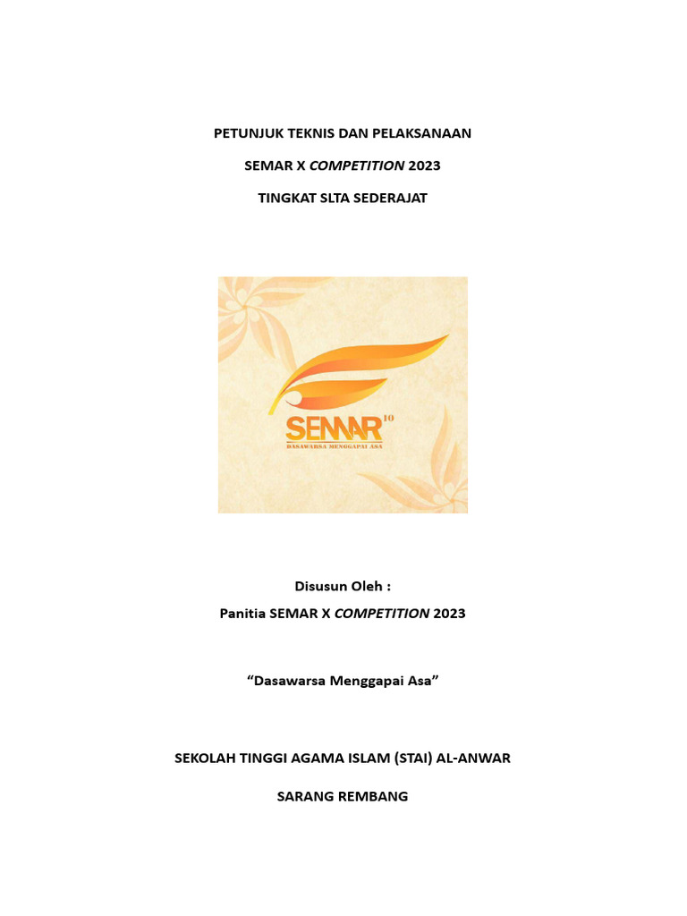Juknis Semar | PDF | Bisnis