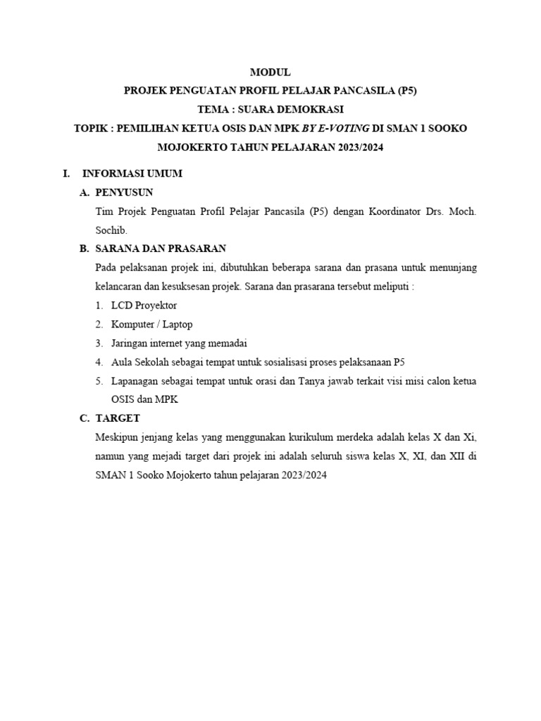 Modul Pemilos | PDF | Karier & Perkembangan