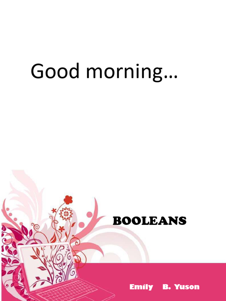 2 3 Boolean | PDF | Boolean Data Type | Software Development 2 3 Boolean | PDF | Boolean Data Type | Software Development