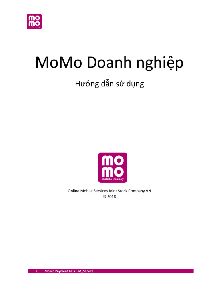 MoMo Business Guideline v1.0 | PDF