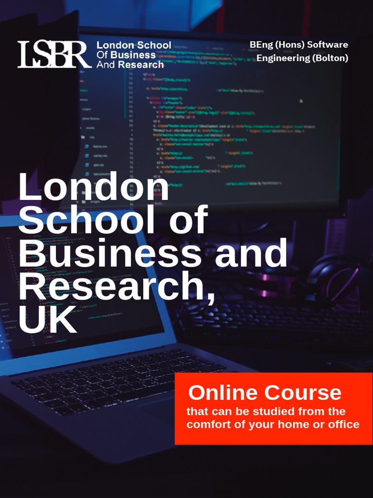 BEng (Hons) Software Engineering (Bolton) - Delivered Online by LSBR ...