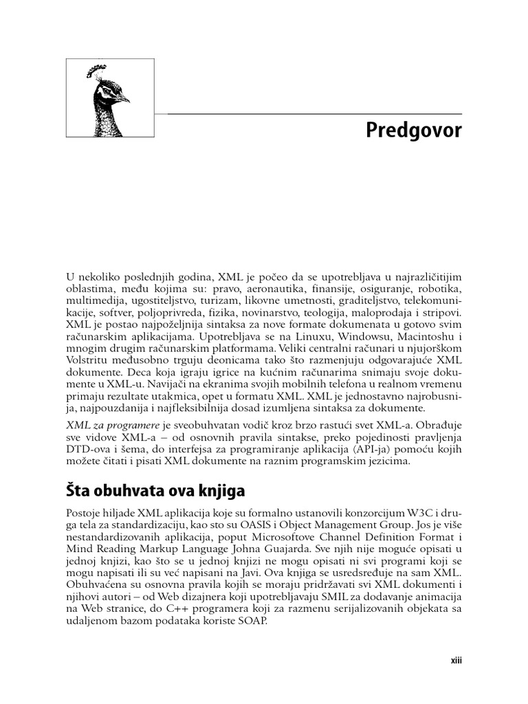 XML Za Programere PDF | PDF