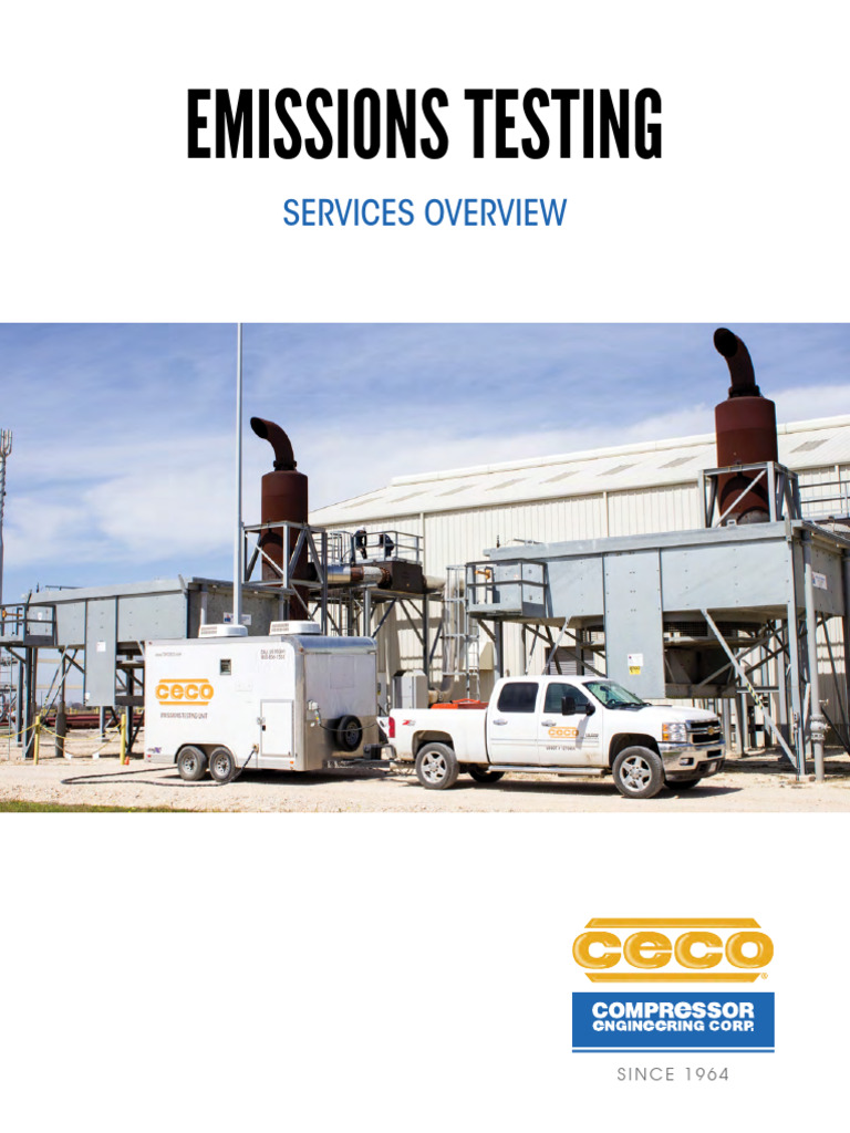 Emissions Testing Services Overview | PDF | Exhaust Gas | Horsepower