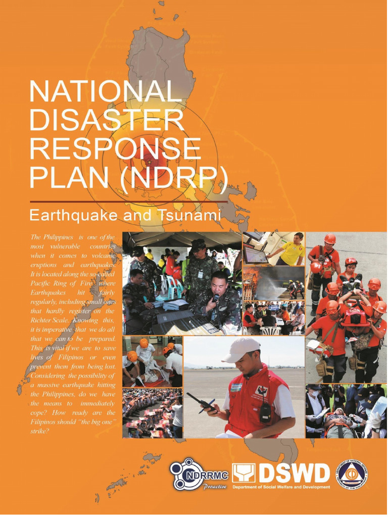 National Disaster Response Plan NDRP Earthquake and Tsunami 2018 | PDF ...