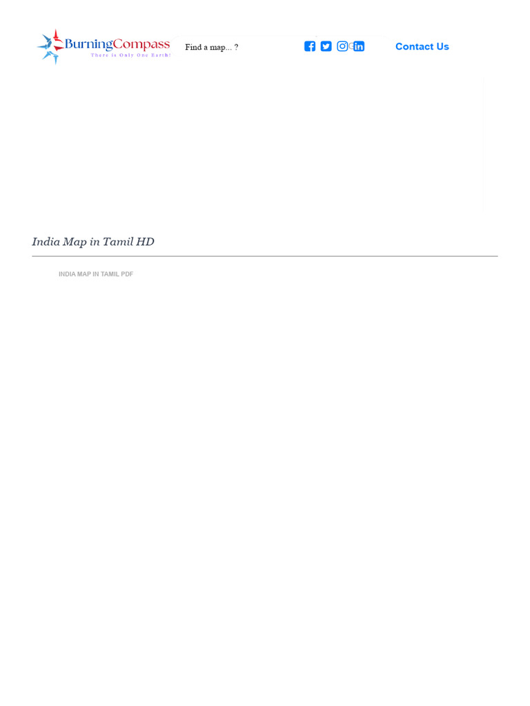 India Map in Tamil HD | PDF
