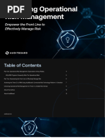 ORX Reference Taxonomy Summary Report | PDF | Risk | Fraud