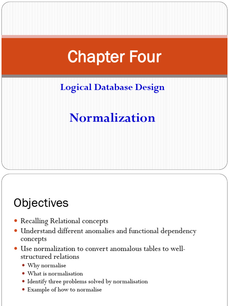 Chapter Four | PDF | Relational Model | Relational Database
