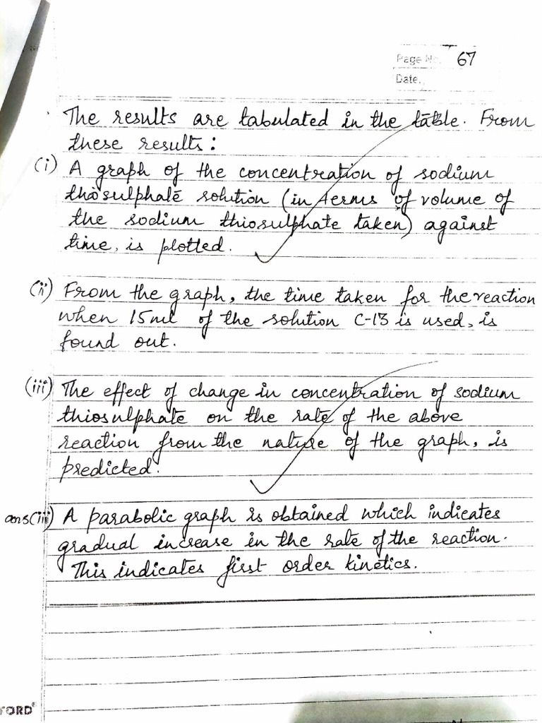 Class 12 Chemistry Practical Part 4 | PDF | Chemistry