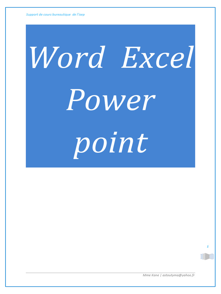 Word Excel Power Point | PDF | Microsoft Excel | Microsoft Word