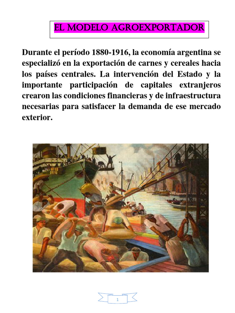 Modelo Agroexportador | PDF | Economias