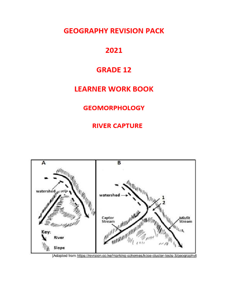 River Capture in Grade 12 Geography | PDF