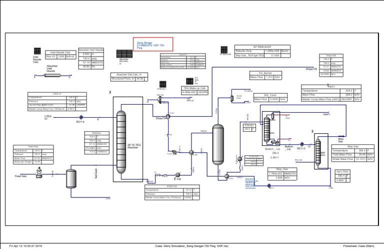 DESIGN CASE Dey Simulation Seng Segat With Stripper | PDF | Process Engineering | Applied And ...