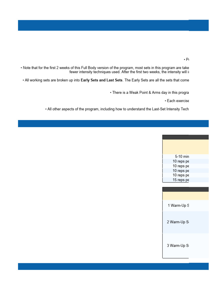 The Pure Bodybuilding Program Full Body | PDF | Musculoskeletal System ...