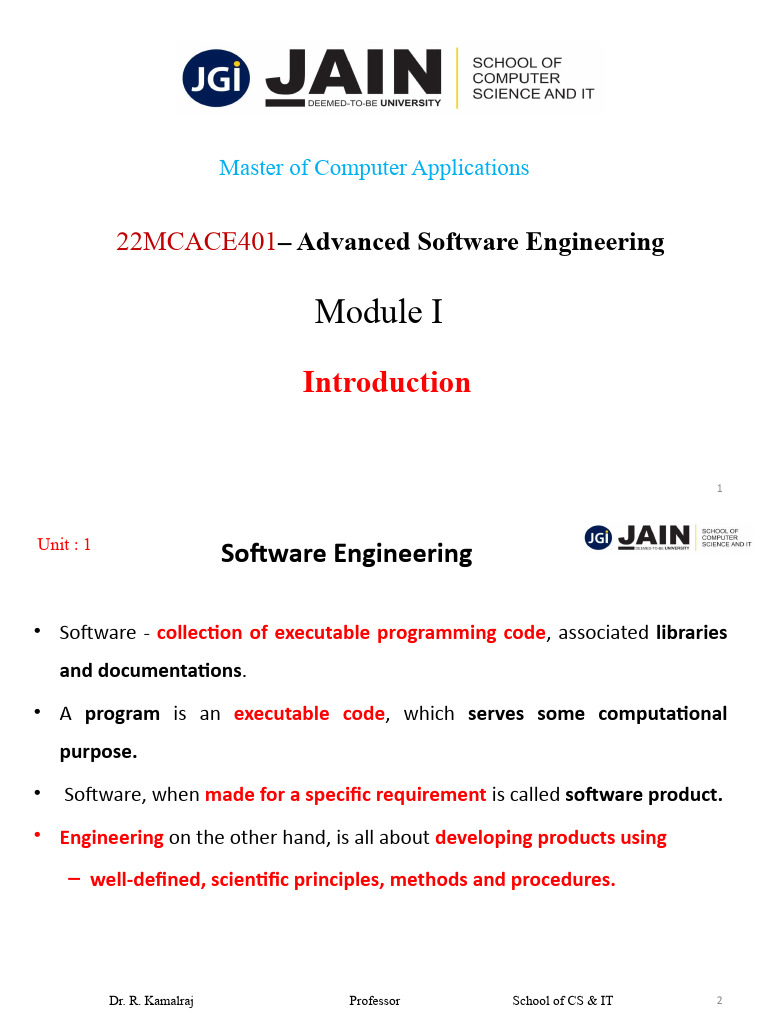 Ase 22mcace401 Module 1 | PDF | Scrum (Software Development) | Agile ...