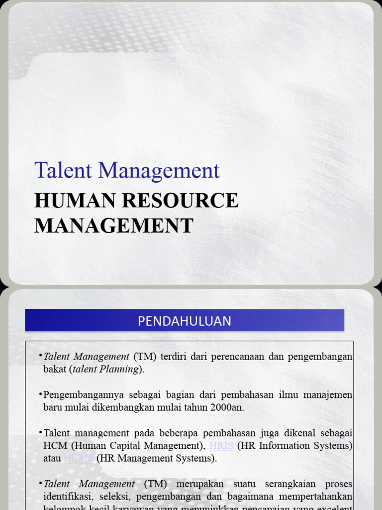 Talent Management | PDF