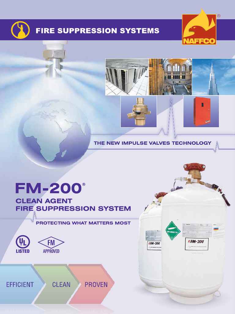 3-FM-200 Fire Suppression System | PDF | Pipe (Fluid Conveyance) | Gases