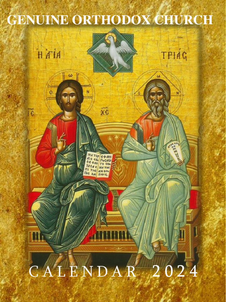 Orthodox Faithful Calendar 2024 | PDF | Eastern Orthodox Church ...