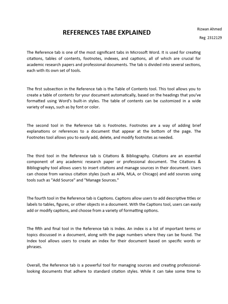 Rizwan Reference Tab | Download Free PDF | Hyperlink | Citation