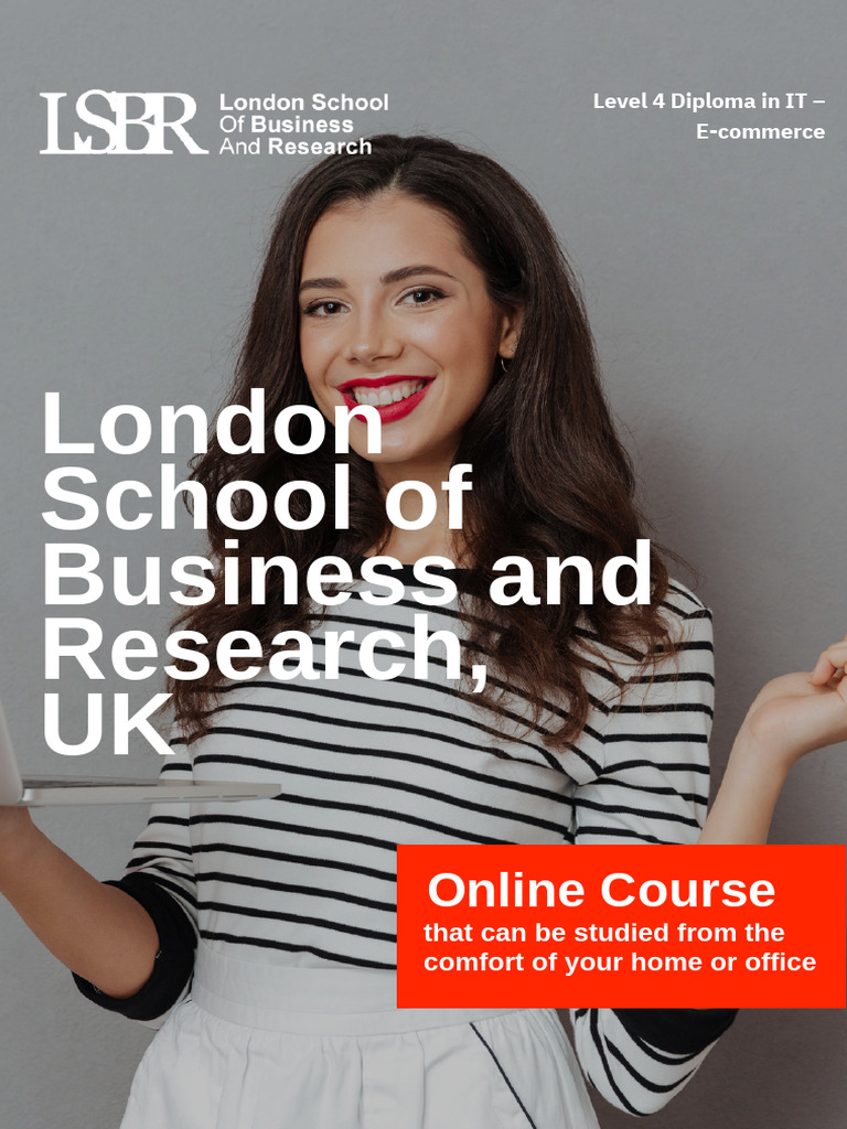 Level 4 Diploma in IT - E-Commerce - Delivered Online by LSBR, UK ...