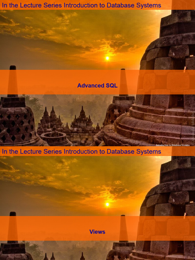 Chapter 6 - advancedSQL | PDF | Database Index | Databases