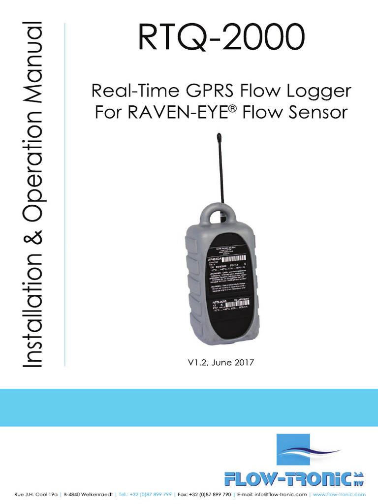Manual RTQ-2000 EN Rev 06-2017 1v2 | PDF | General Packet Radio Service | Online And Offline