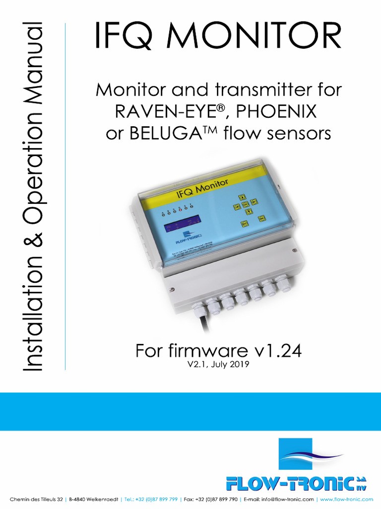 Manual IFQ Monitor EN Rev 07-2019 2v1 | PDF | Usb | Computer Science