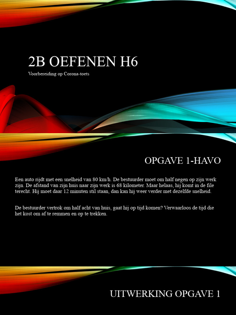Oefenen H6 | PDF