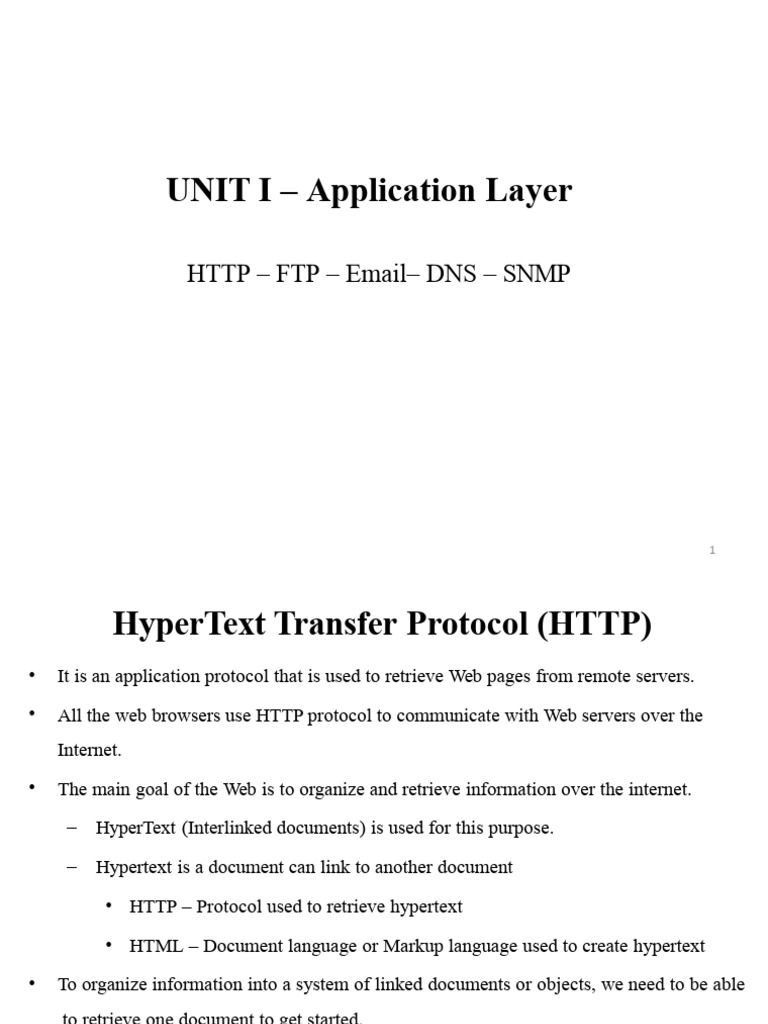 Cs3591cn Unit I (Part 2) | PDF | Domain Name System | File Transfer Protocol