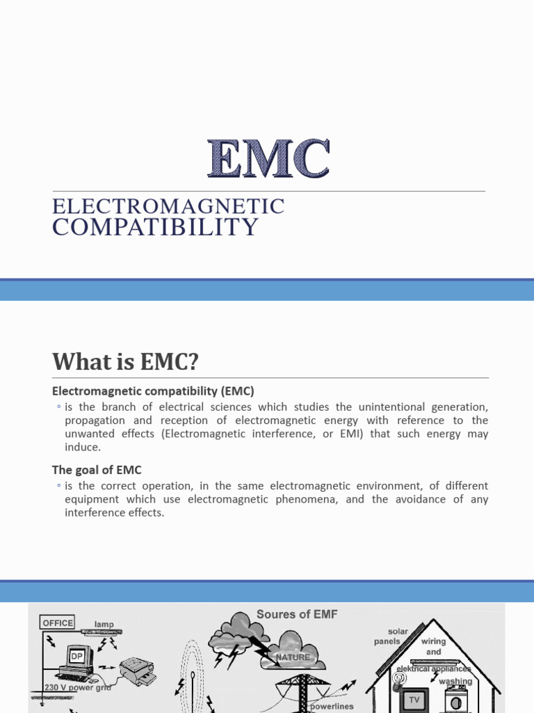 EMC Final For Send | PDF | Electromagnetic Compatibility | Electromagnetic Interference