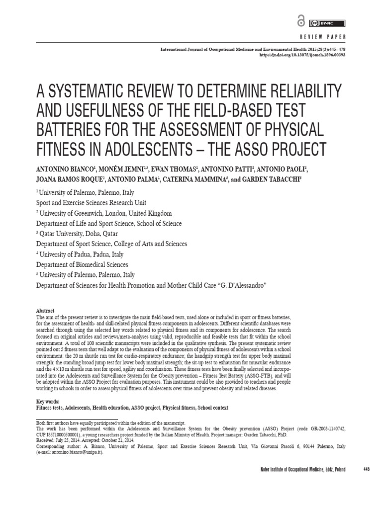 A Systematic Review To Determine Re | PDF | Science & Mathematics