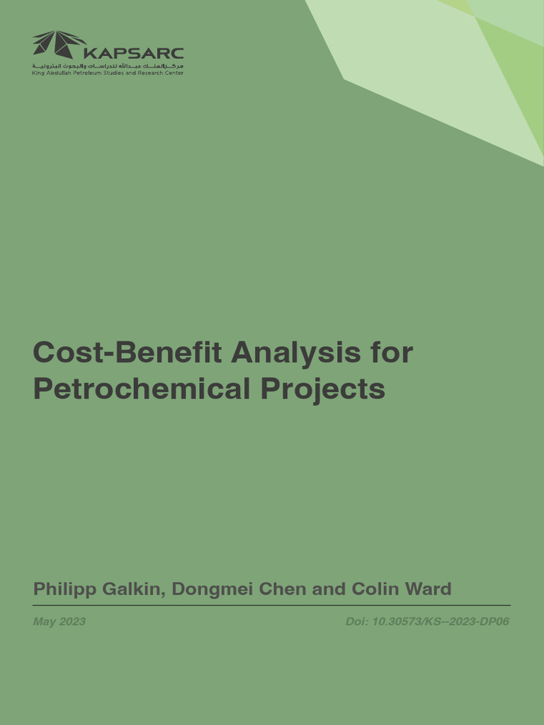 KS 2023 DP06 Cost Benefit Analysis For Petrochemical Projects | PDF | Greenhouse Gas | Externality