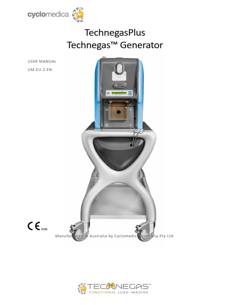 Technegasplus Technegas 25000 | PDF | Lung | Electrical Connector