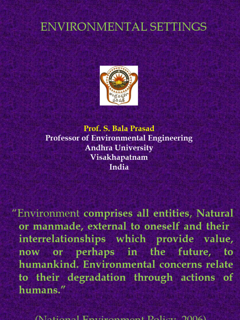 Environmental Settings Overview and Impact Analysis | PDF ...
