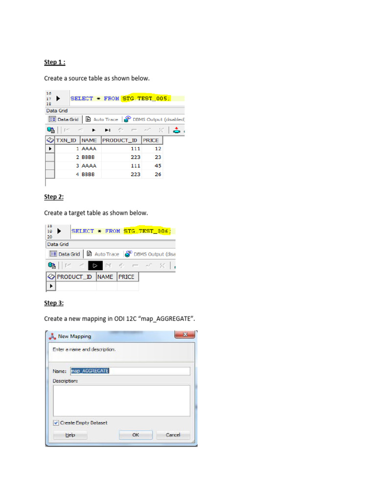 ODI 12c - Component - Aggregate | PDF | Computers | Technology & Engineering