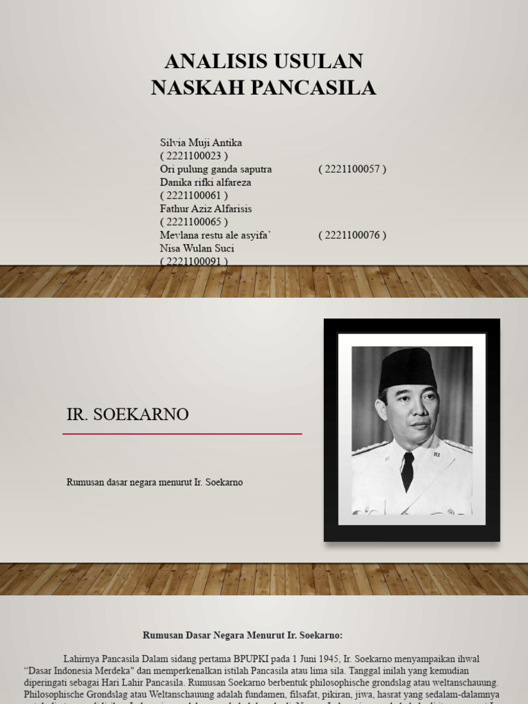 Analisis Usulan Naskah Pancasila | PDF