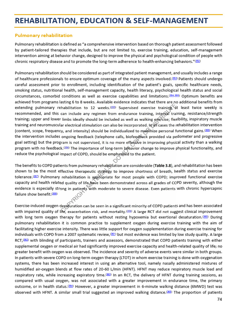 Rehabilitation, Education & Self-Management | PDF | Wellness | Science ...