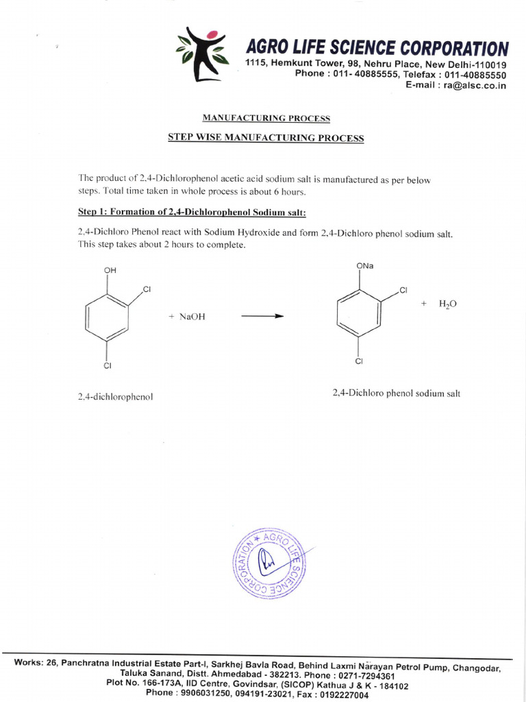 2,4-d Sodium Salt Deficiency Reply001 | PDF | Nuclear Magnetic ...
