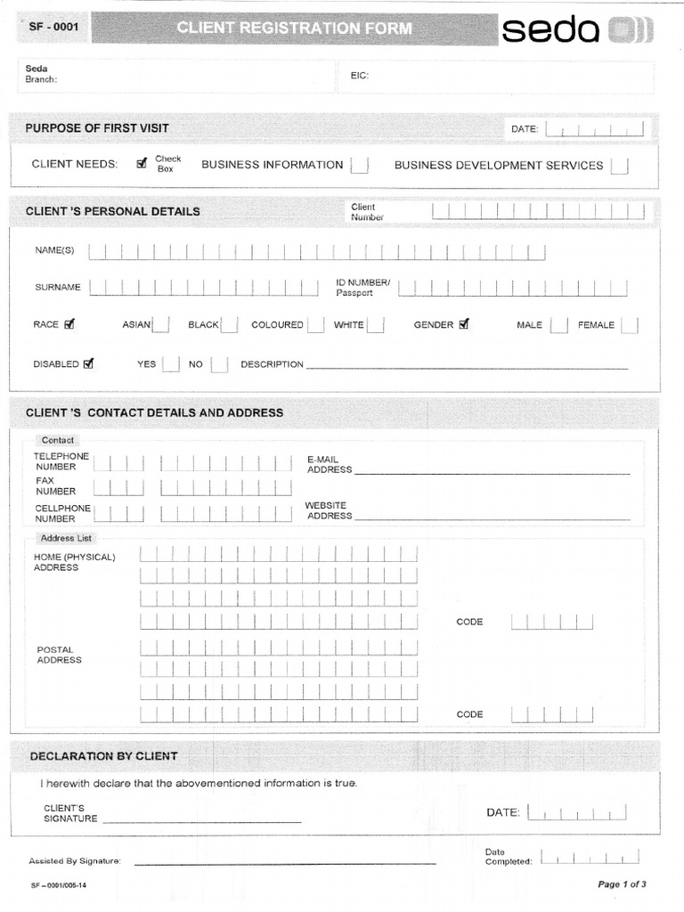 Seda Registration Documents - 124047 | PDF