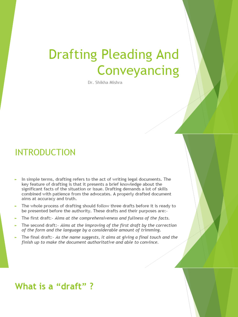 Drafting Pleading and Conveyancing | PDF | Politics | Social Science