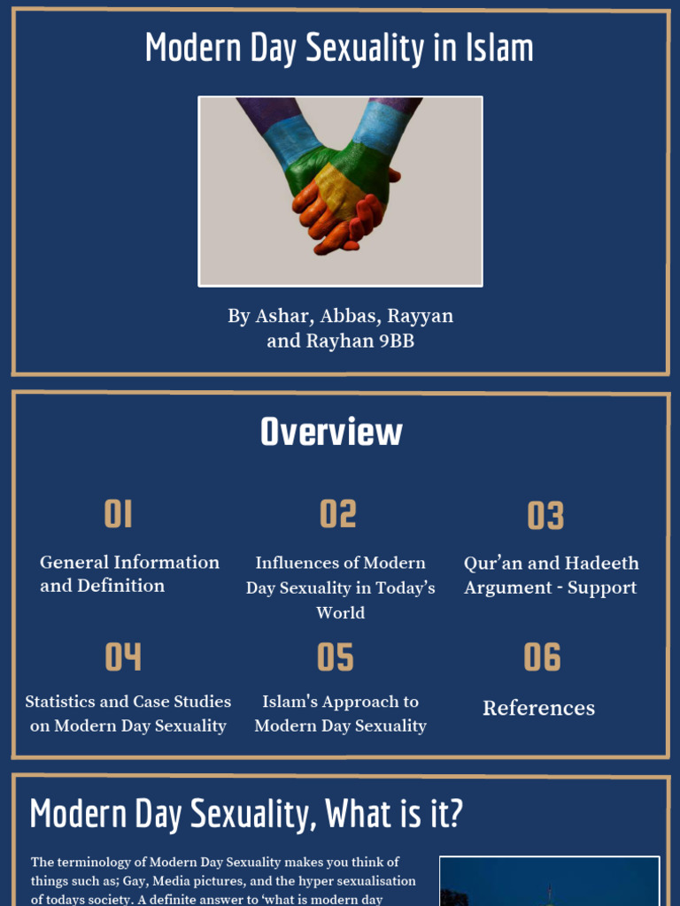 Modern Day Sexuality Pdf Sexual Orientation God In Islam