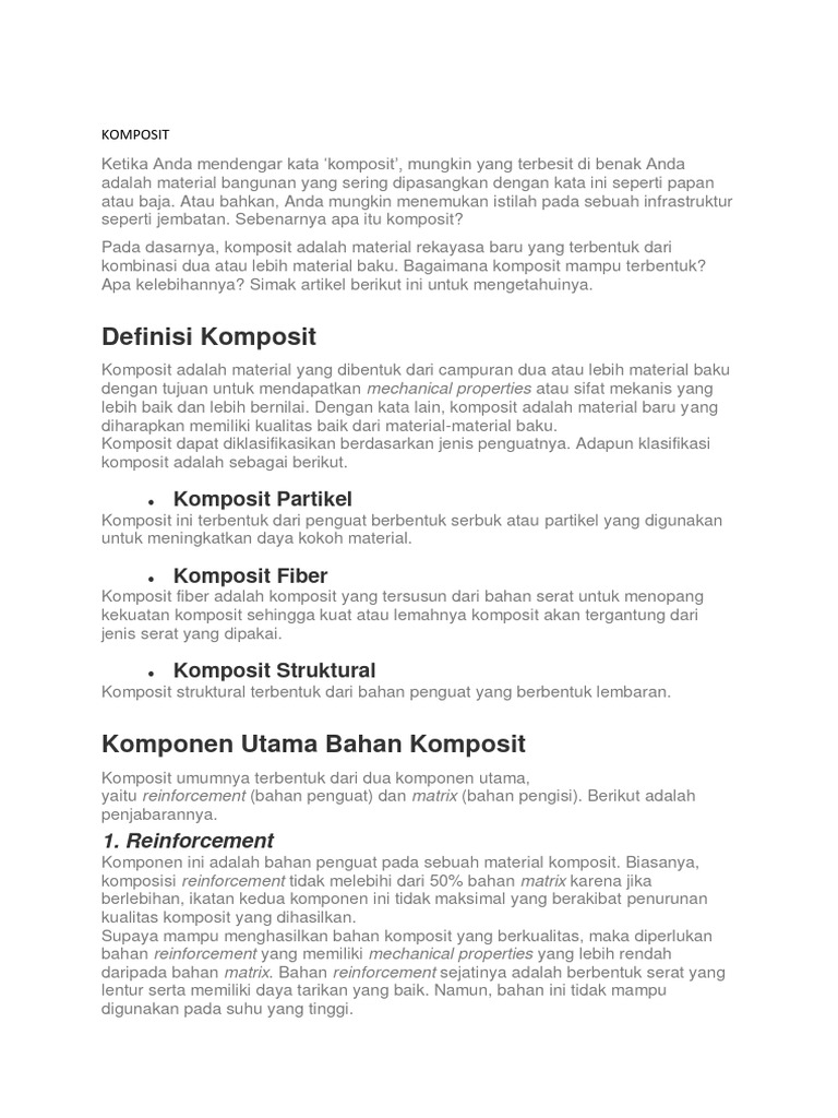KOMPOSIT | PDF