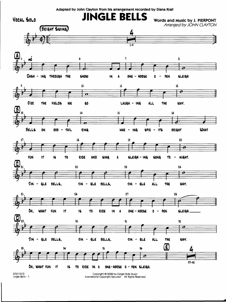 Jingle Bells - BB Vocals | PDF