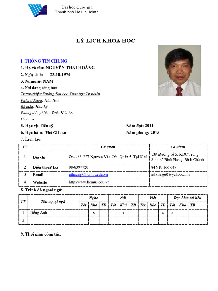 LLKH - Nguyen Thai Hoang - 2015 | PDF